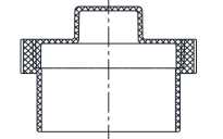 4" PVC SDR35 FITTING CLEANOUT ADAPTER W/ C.PVC SDR35 FITTING CLEANOUT ...